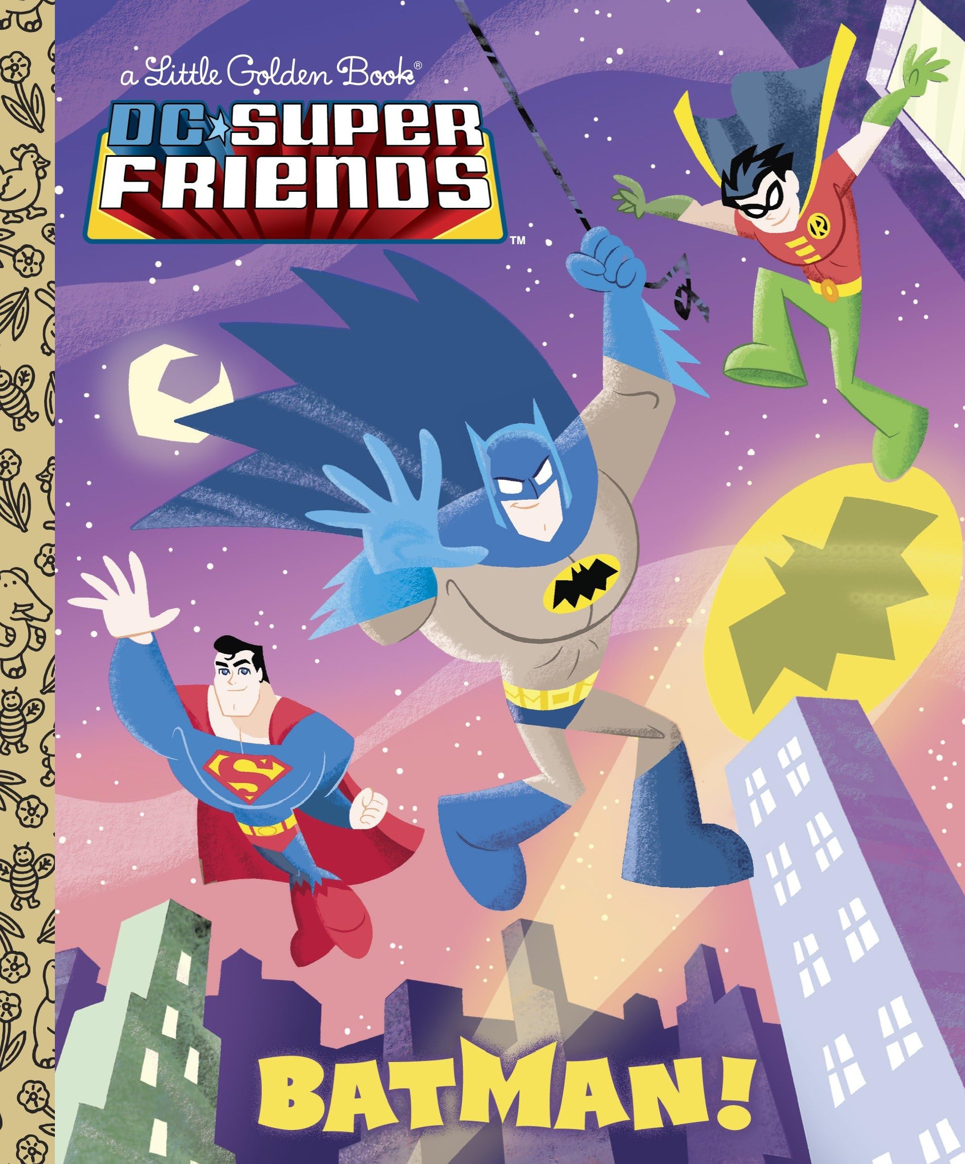 Batman! (DC Super Friends) (Little Golden Book)