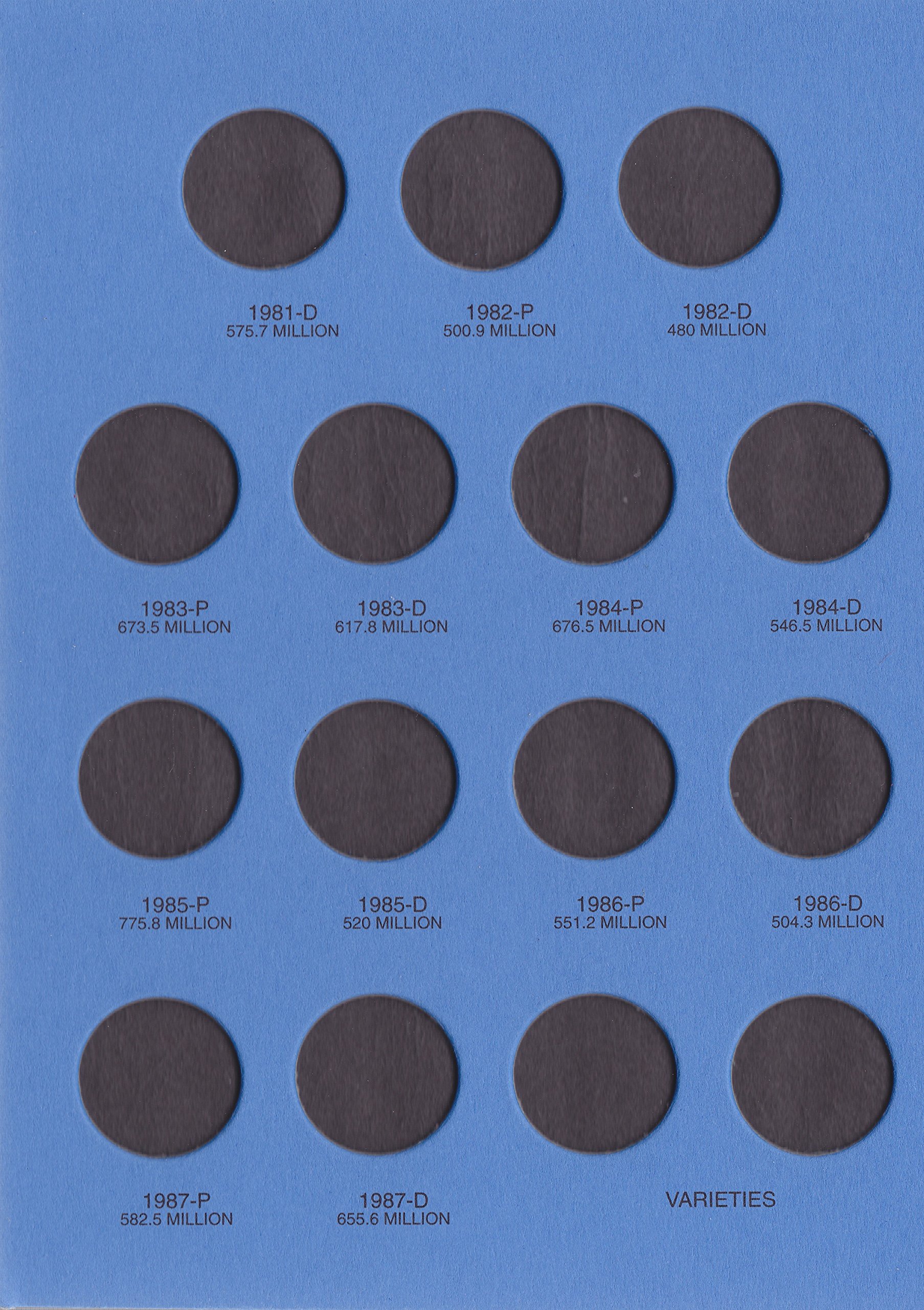 Washington Quarter Folder 1965-1987 (Official Whitman Coin Folder)