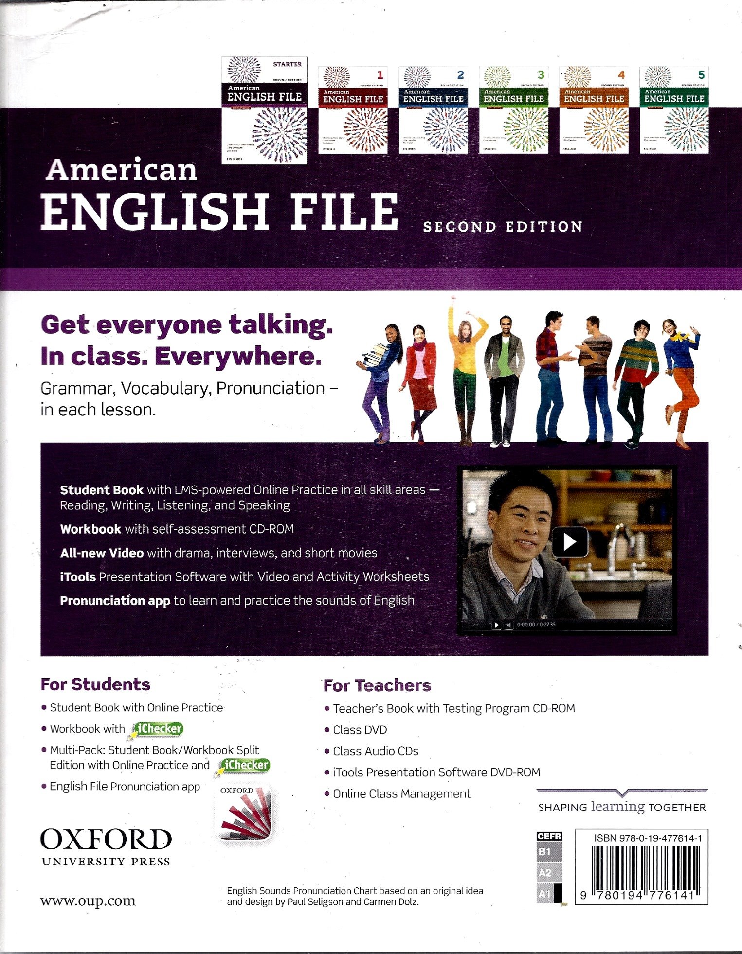 American English File Second Edition: Level Starter Student Book: With Online Practice