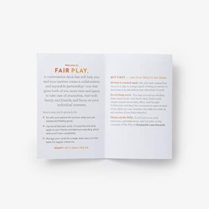 The Fair Play Deck: A Couple's Conversation Deck for Prioritizing What's Important