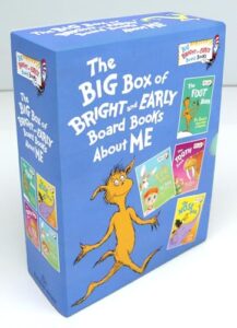 the big boxed set of bright and early board books about me: the foot book; the eye book; the tooth book; the nose book (big bright & early board book)