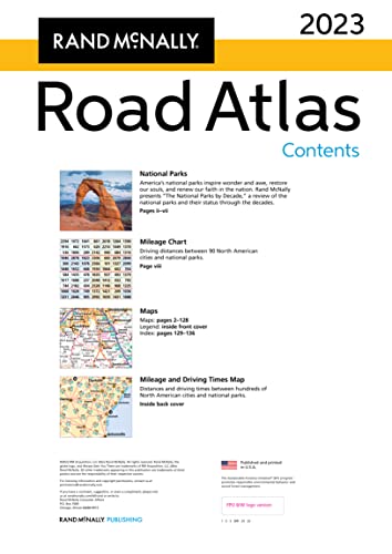 Rand McNally 2023 Road Atlas: United States, Canada, Mexico (Rand McNally Road Atlas)