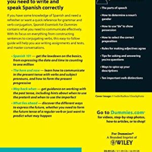 Spanish Essentials For Dummies