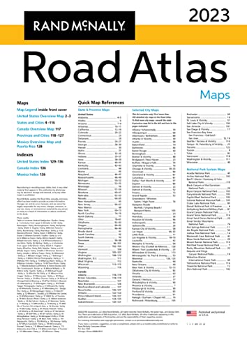 Rand McNally 2023 Road Atlas: United States, Canada, Mexico (Rand McNally Road Atlas)