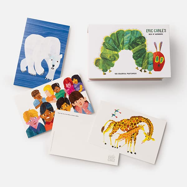 Eric Carle's Box of Wonders: 100 Colorful Postcards