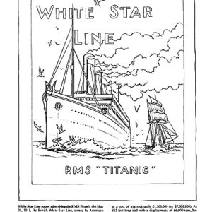 The Titanic Coloring Book (Dover World History Coloring Books)