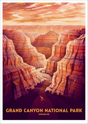 National Parks Postcards: 100 Illustrations That Celebrate America's Natural Wonders