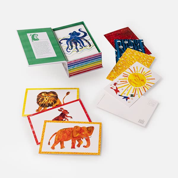 Eric Carle's Box of Wonders: 100 Colorful Postcards