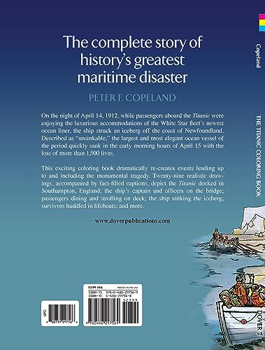 The Titanic Coloring Book (Dover World History Coloring Books)