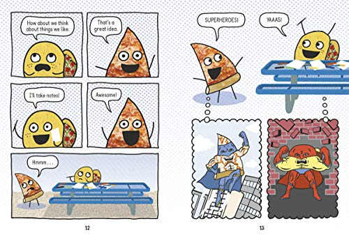 Pizza and Taco: Super-Awesome Comic!: (A Graphic Novel)