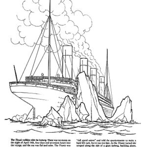 The Titanic Coloring Book (Dover World History Coloring Books)