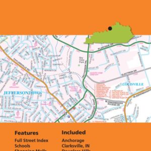 Folded Map: Louisville Street Map