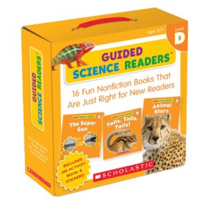 guided science readers parent pack: level d: 16 fun nonfiction books that are just right for new readers