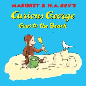 curious george goes to the beach with downloadable audio