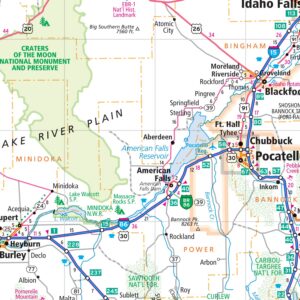 Rand McNally Easy to Fold: Idaho State Laminated Map