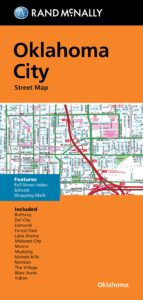 rand mcnally folded map: oklahoma city street map