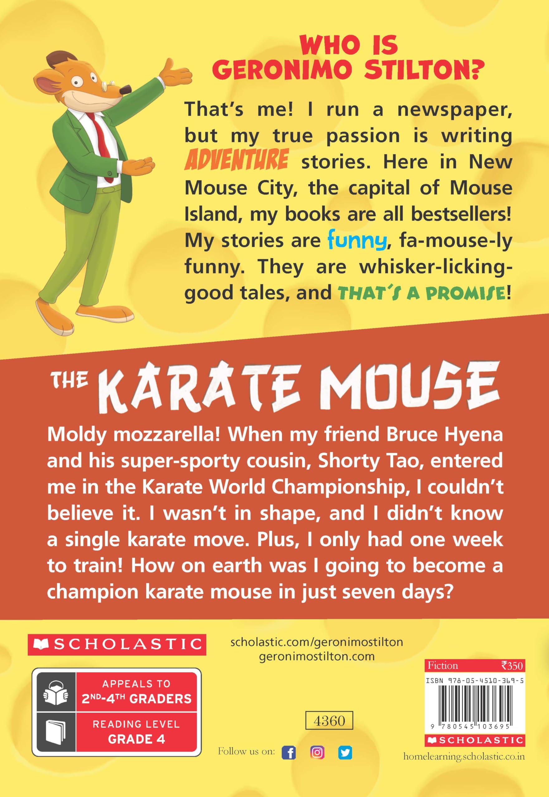 The Karate Mouse (Geronimo Stilton, No. 40)