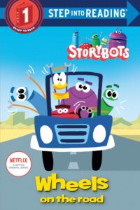 wheels on the road (storybots) (step into reading)