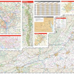 Rand McNally Easy to Fold: Virginia State Laminated Map