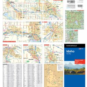 Rand McNally Easy to Fold: Idaho State Laminated Map