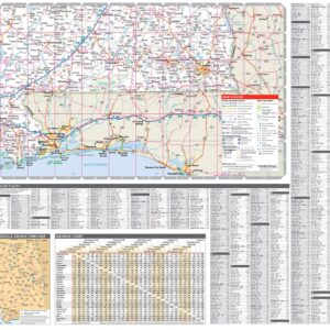 Rand McNally Easy To Read Folded Map: Alabama State Map