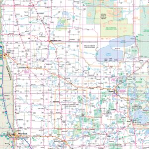 Rand McNally Easy to Read: Minnesota State Map