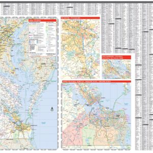 Rand McNally Easy to Fold: Virginia State Laminated Map