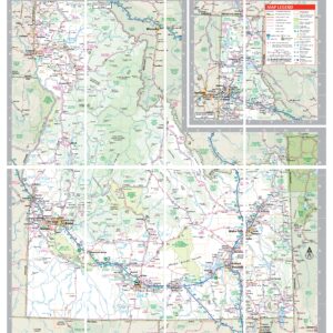 Rand McNally Easy to Fold: Idaho State Laminated Map