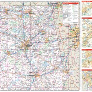 Rand McNally Easy To Read Folded Map: Alabama State Map