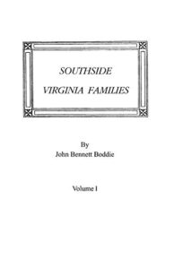 southside virginia families, volume i