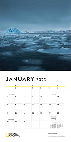 National Geographic: Most Beautiful Places 2023 Wall Calendar