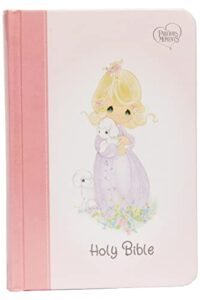 nkjv, precious moments small hands bible, hardcover, pink, comfort print: holy bible, new king james version