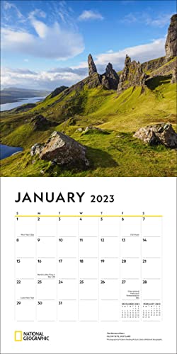 National Geographic: Scotland 2023 Wall Calendar