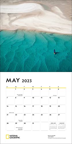 National Geographic: Most Beautiful Places 2023 Wall Calendar