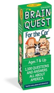 brain quest for the car: 1100 questions and answers to challenge the mind. teacher-approved! (brain quest decks) (brain quest smart cards)