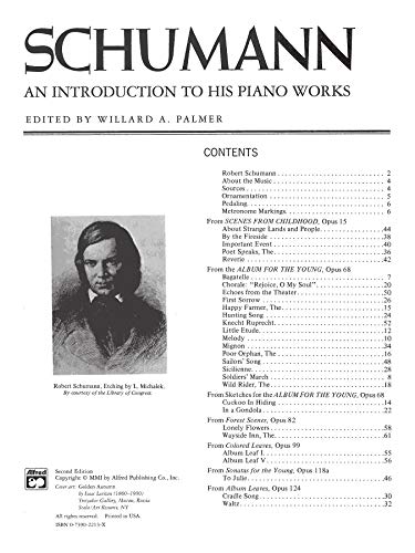 Schumann -- An Introduction to His Piano Works (Alfred Masterwork Edition)