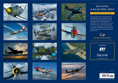 Flying Legends 2023: 16-Month Calendar - September 2022 through December 2023