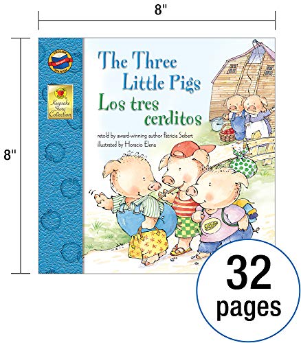 The Three Little Pigs Los Tres Cerditos Bilingual Storybook—Classic Children's Books With Illustrations for Young Readers, Keepsake Stories Collection (32 pgs) (Volume 29)