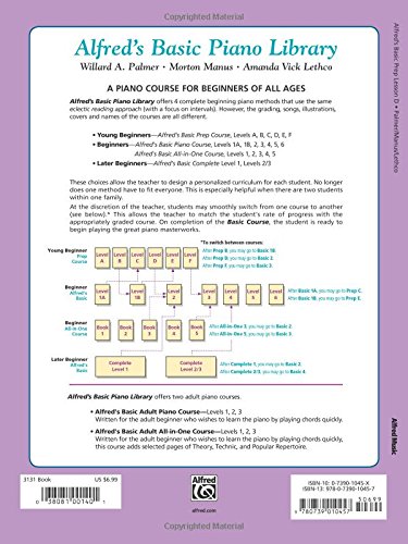 Alfred's Basic Piano Prep Course Lesson Book, Bk D: For the Young Beginner (Alfred's Basic Piano Library, Bk D)