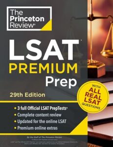 princeton review lsat premium prep, 29th edition: 3 real lsat preptests + strategies & review (graduate school test preparation)