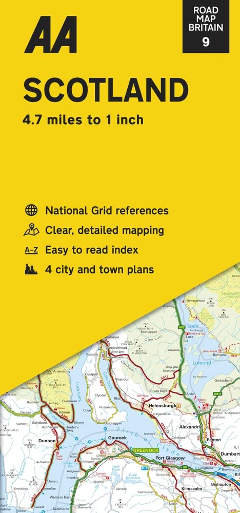 Road Map Britain: Scotland