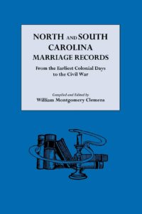 north and south carolina marriage records