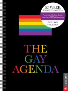 the gay agenda undated calendar