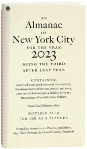 an almanac of new york city for the year 2023