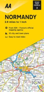 road map normandy (road map europe)