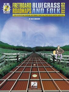 fretboard roadmaps - bluegrass and folk guitar book/online audio