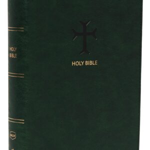 NKJV, End-of-Verse Reference Bible, Personal Size Large Print, Leathersoft, Green, Red Letter, Comfort Print: Holy Bible, New King James Version