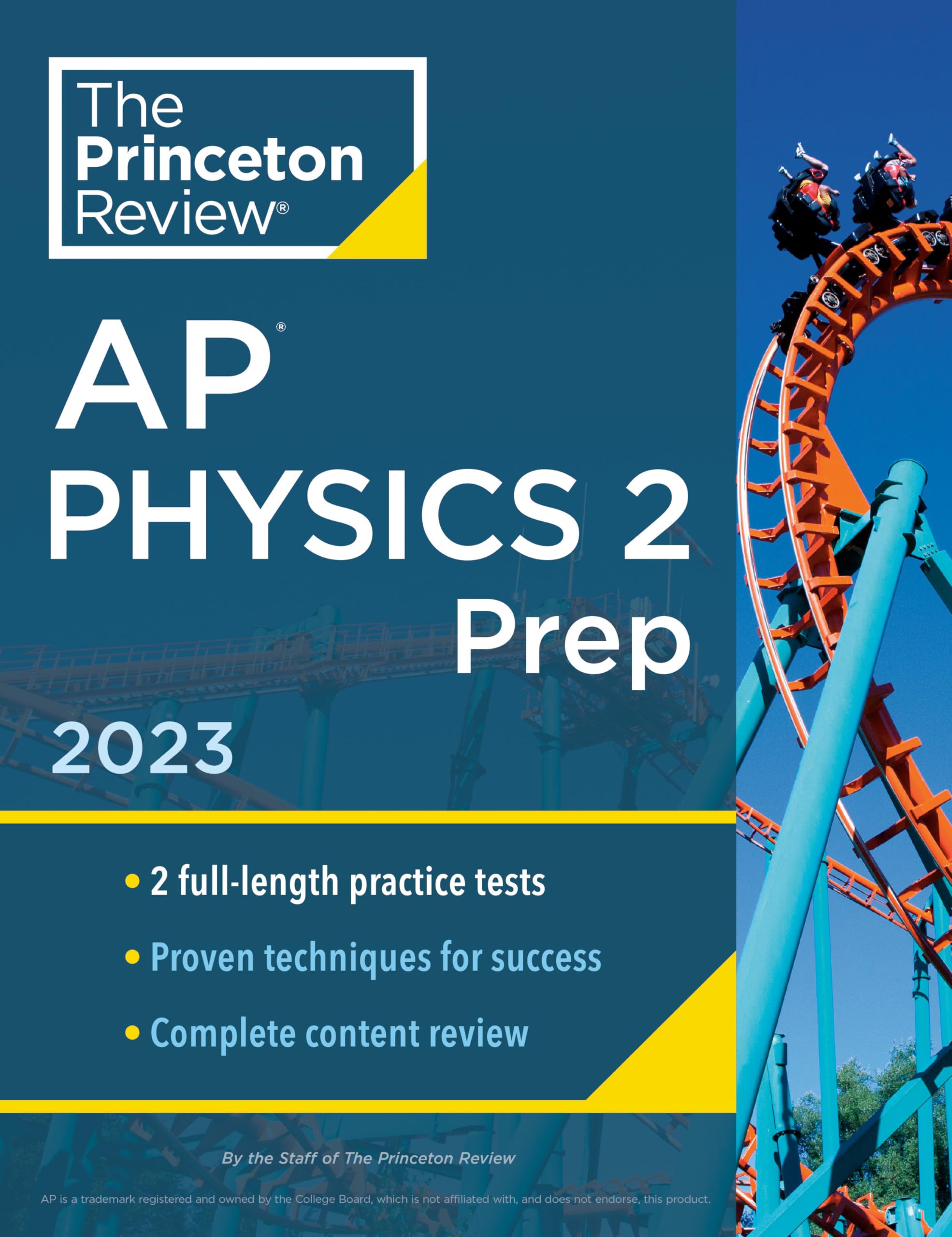 Princeton Review AP Physics 2 Prep, 2023: 2 Practice Tests + Complete Content Review + Strategies & Techniques (College Test Preparation)