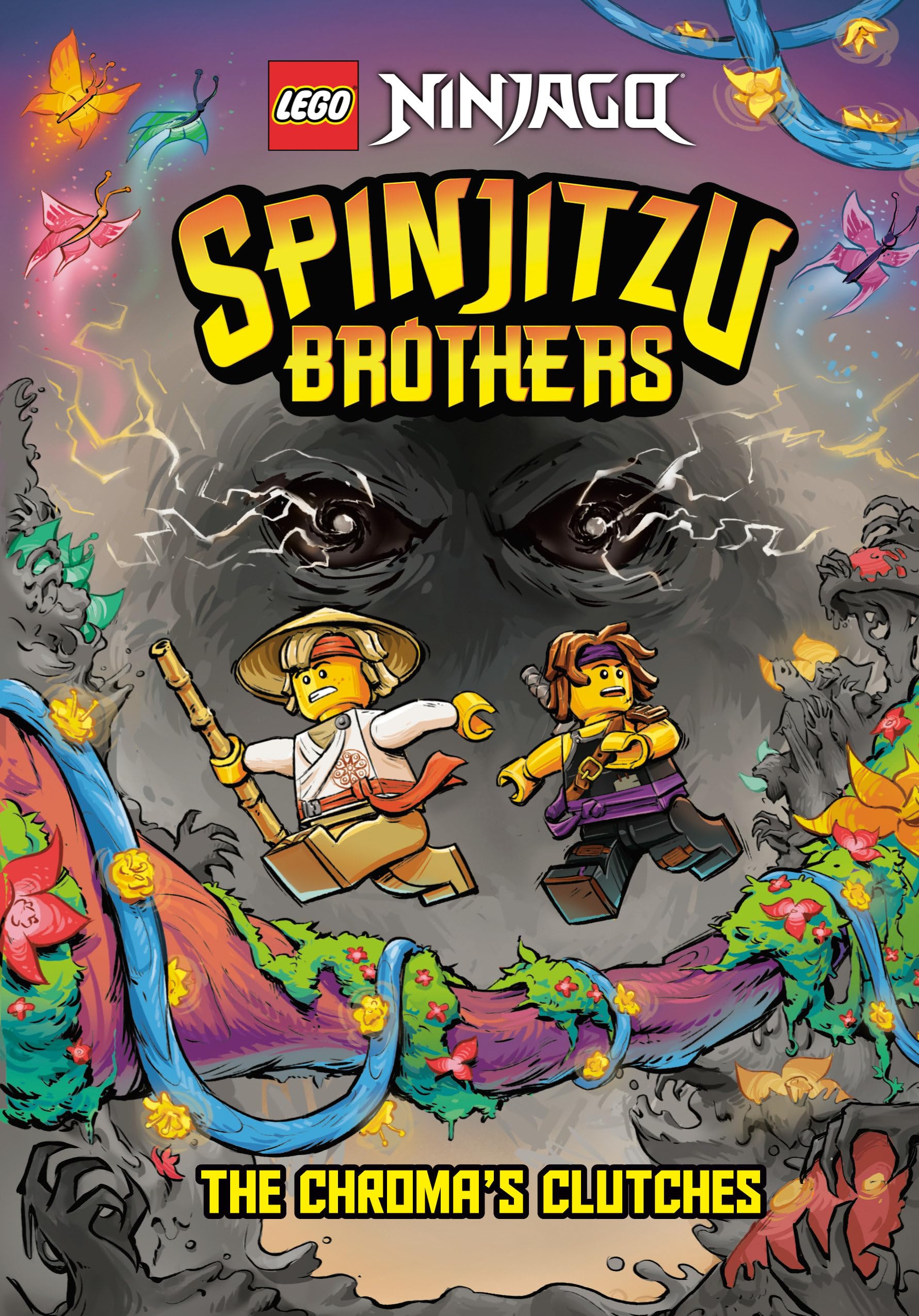 Spinjitzu Brothers #4: The Chroma's Clutches (LEGO Ninjago) (A Stepping Stone Book)