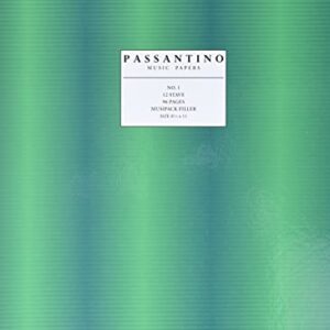 Musipack 3 Ring Filler No. 1: 12-stave: Passantino Manuscript Paper (Passantino Manuscript Papers)